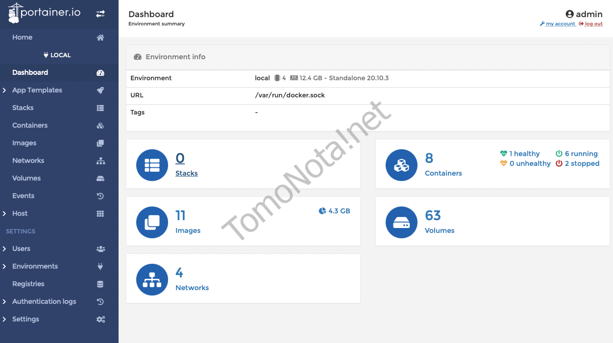 Instalar Portainer docker en Synology – TomoNota